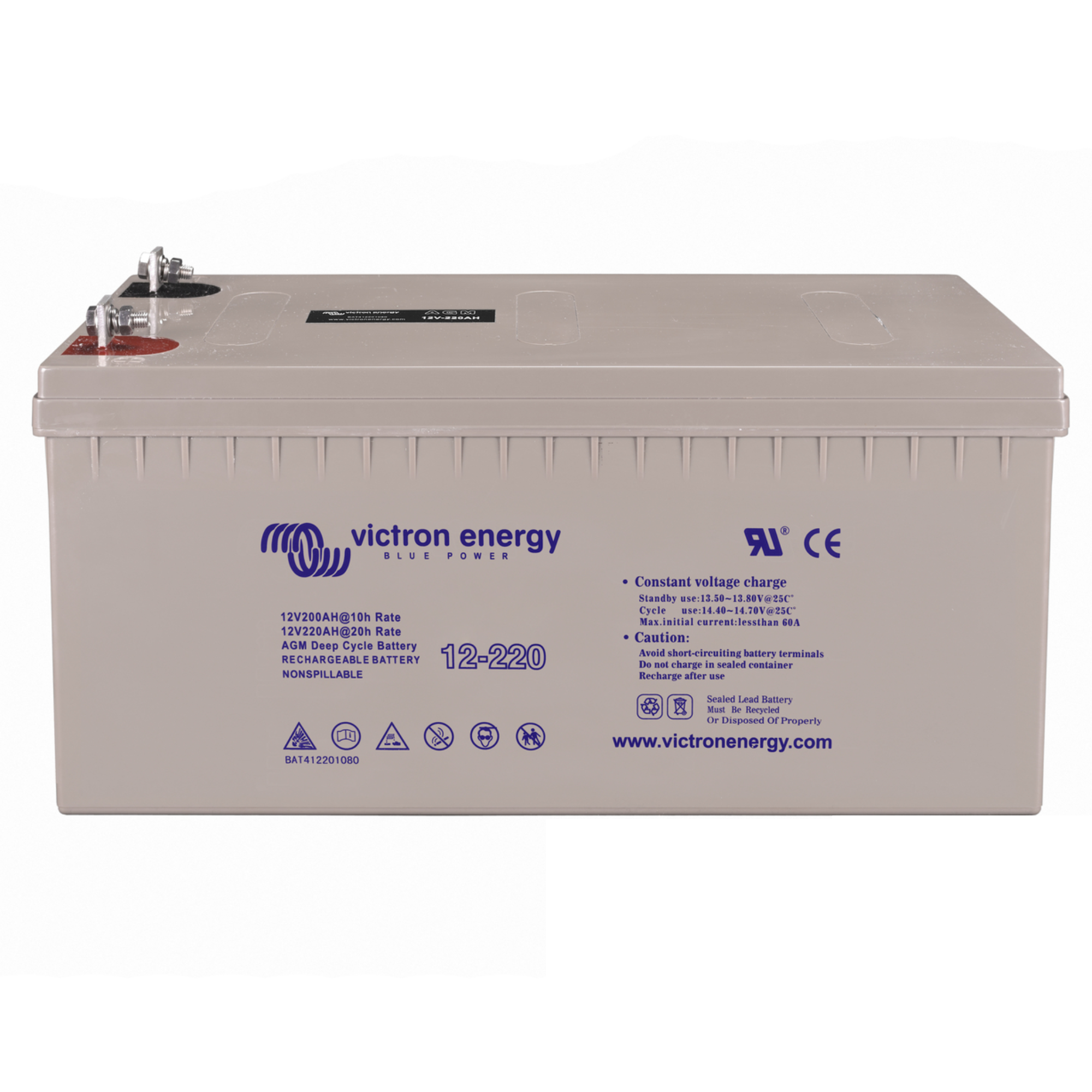 Victron 12V/220Ah Gel Battery | Deep Cycle Maintenance-Free – BatteryOnePR